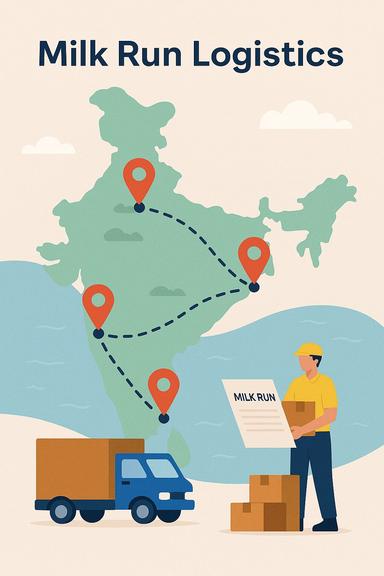 Milk Run Logistics: Efficient Route Planning for Supply Chains